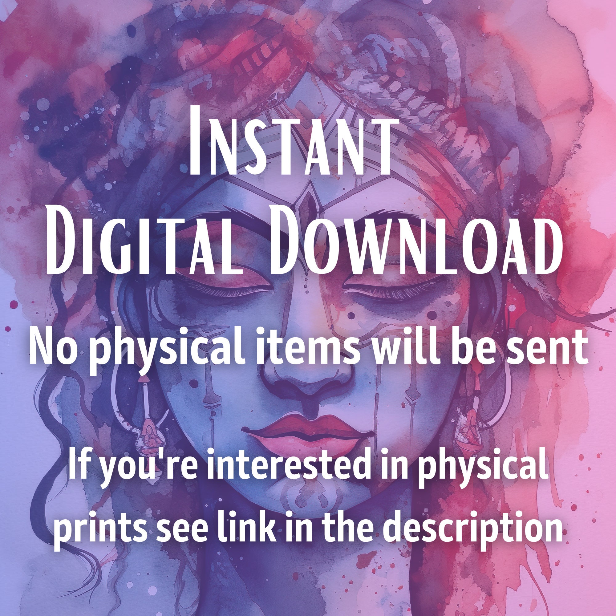 Goddess Kali Printable Art | Kali Poster | Kali Art | Divine Feminine ...