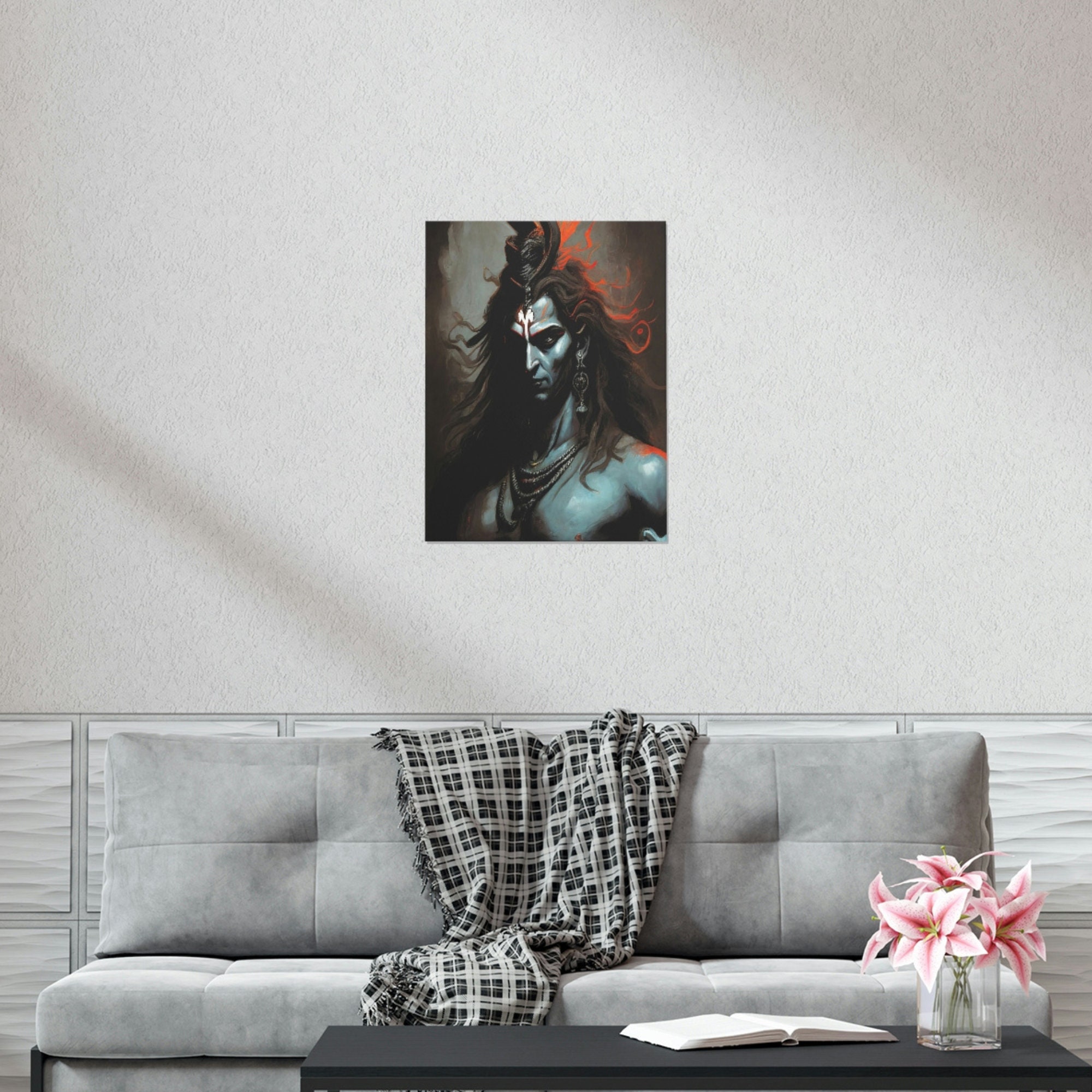 Printable Lord Shiva Poster | Shiva Art | Shiva Painting | Spiritual ...