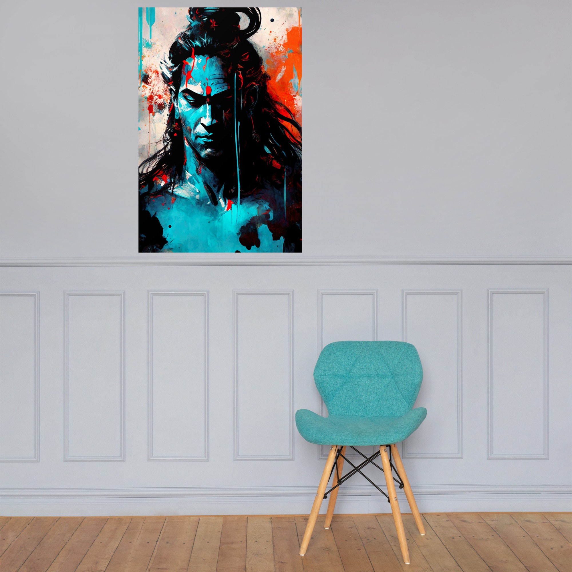 Lord Shiva Art | Shiva Print | Shiva Painting | Tantra | Warrior Art ...