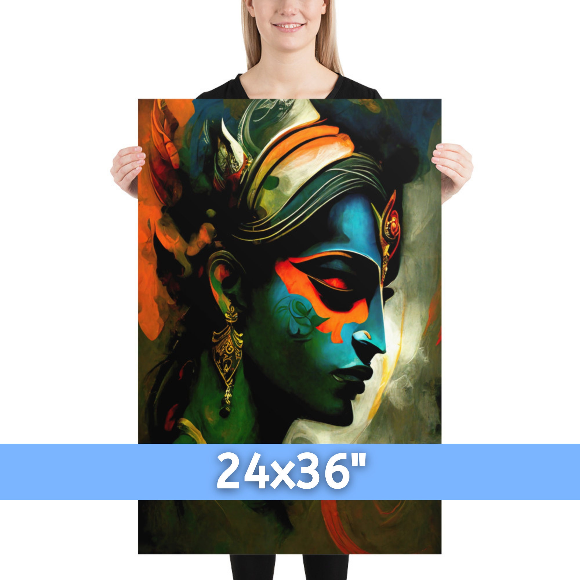 Avatar Krishna Print | Krishna Art | Krishna Painting | Krishna Picture ...