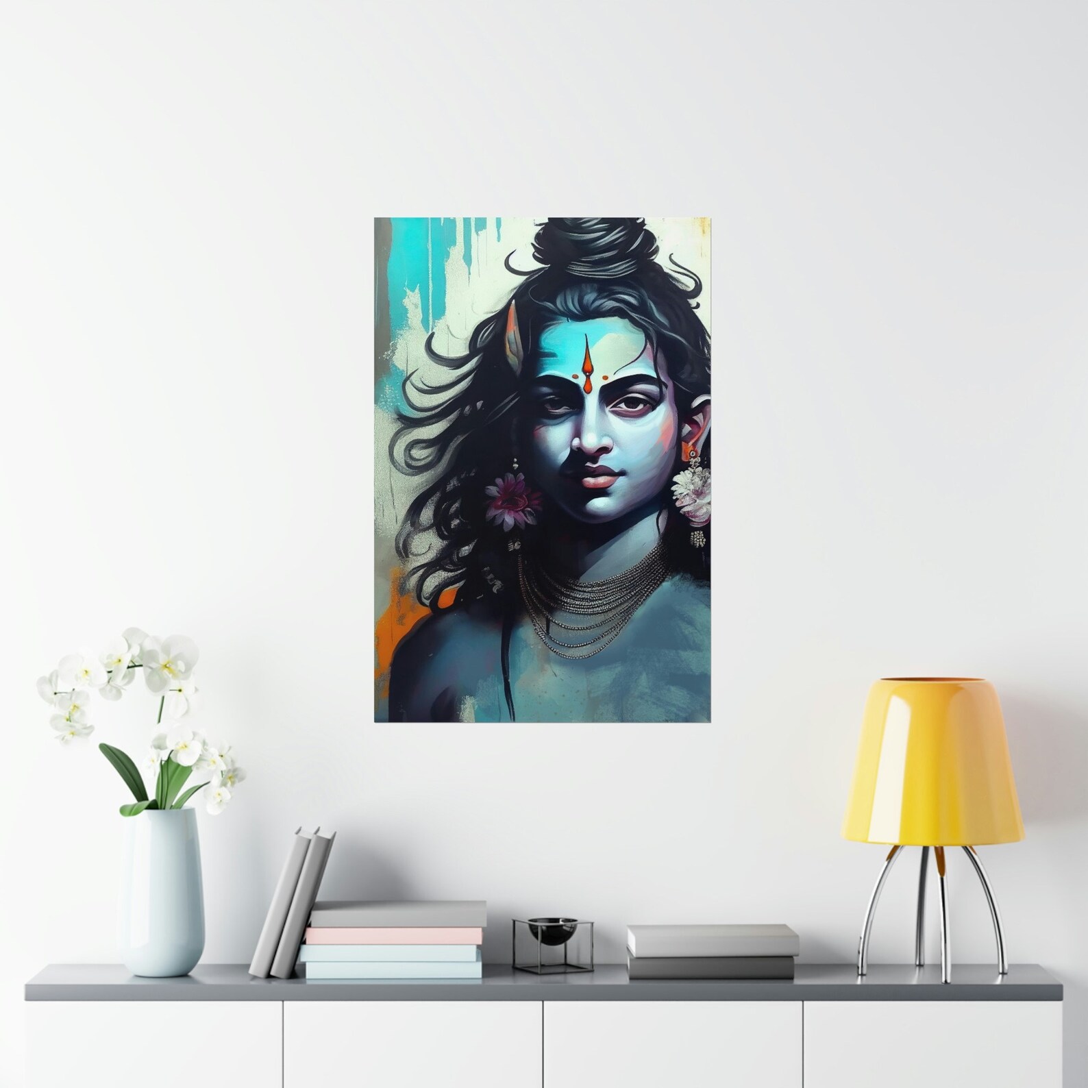 Shiva Art Shiva Poster Lord Shiva Shiva Painting Hindu - Etsy