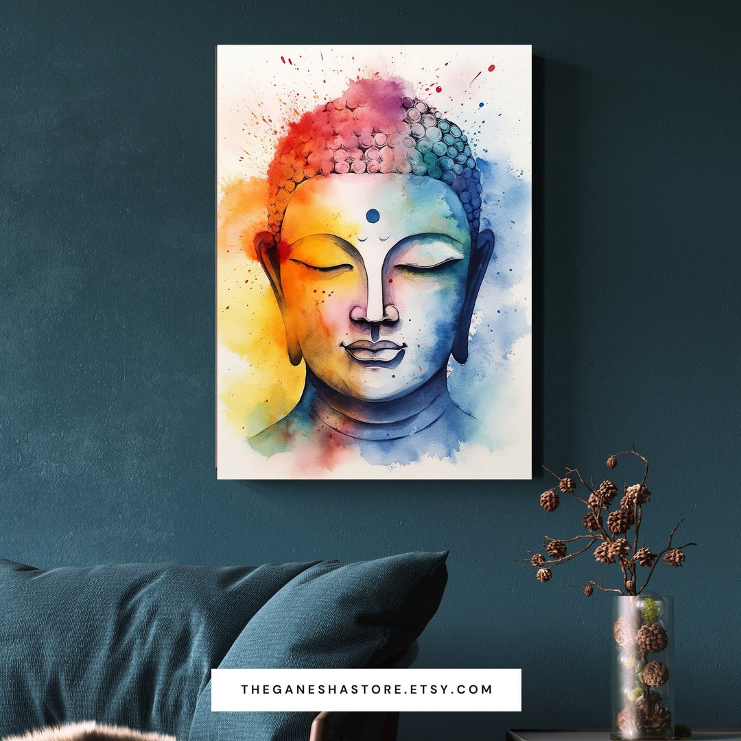 Buddha Wall Art | Calming Art | Buddha Art | Peaceful Art | Meditation ...