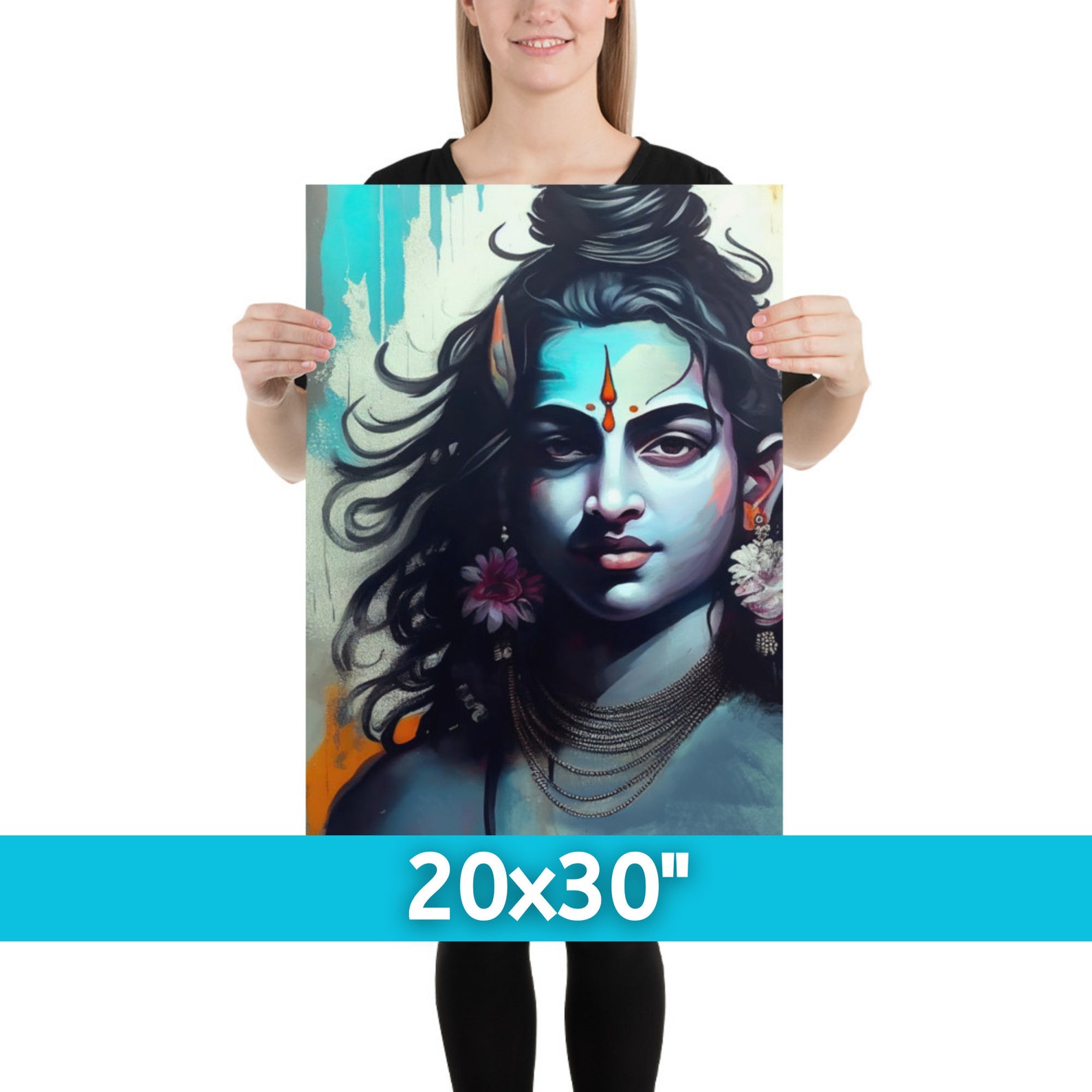 Shiva Art Shiva Poster Lord Shiva Shiva Painting Hindu - Etsy