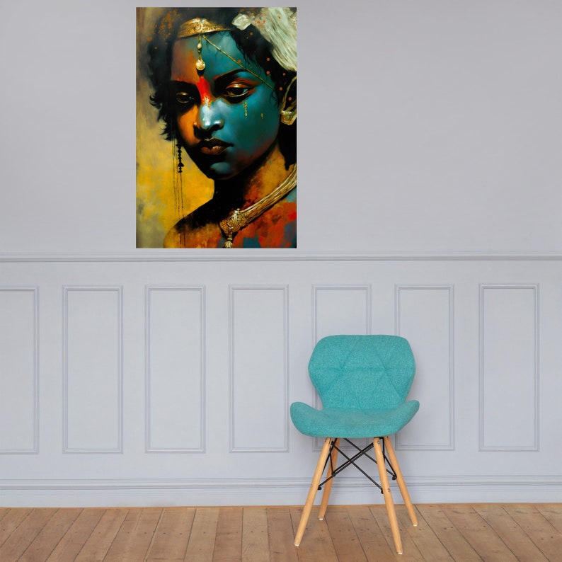 Boy Krishna Art Print Young Krishna Painting Krishna - Etsy