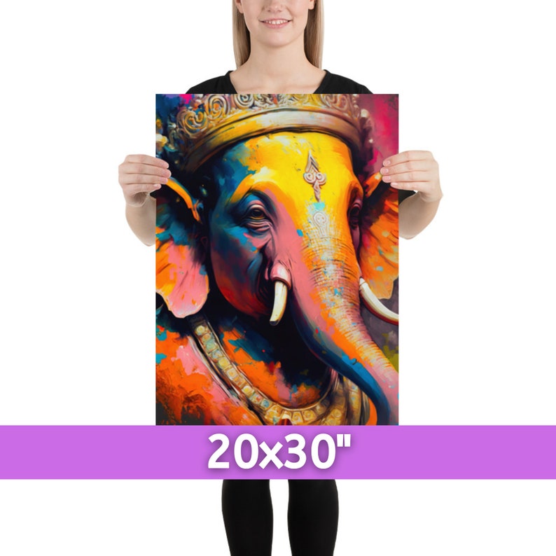 Love of Ganesh Wall Art Ganesha Poster Ganesh Picture Ganesha Art Hindu ...