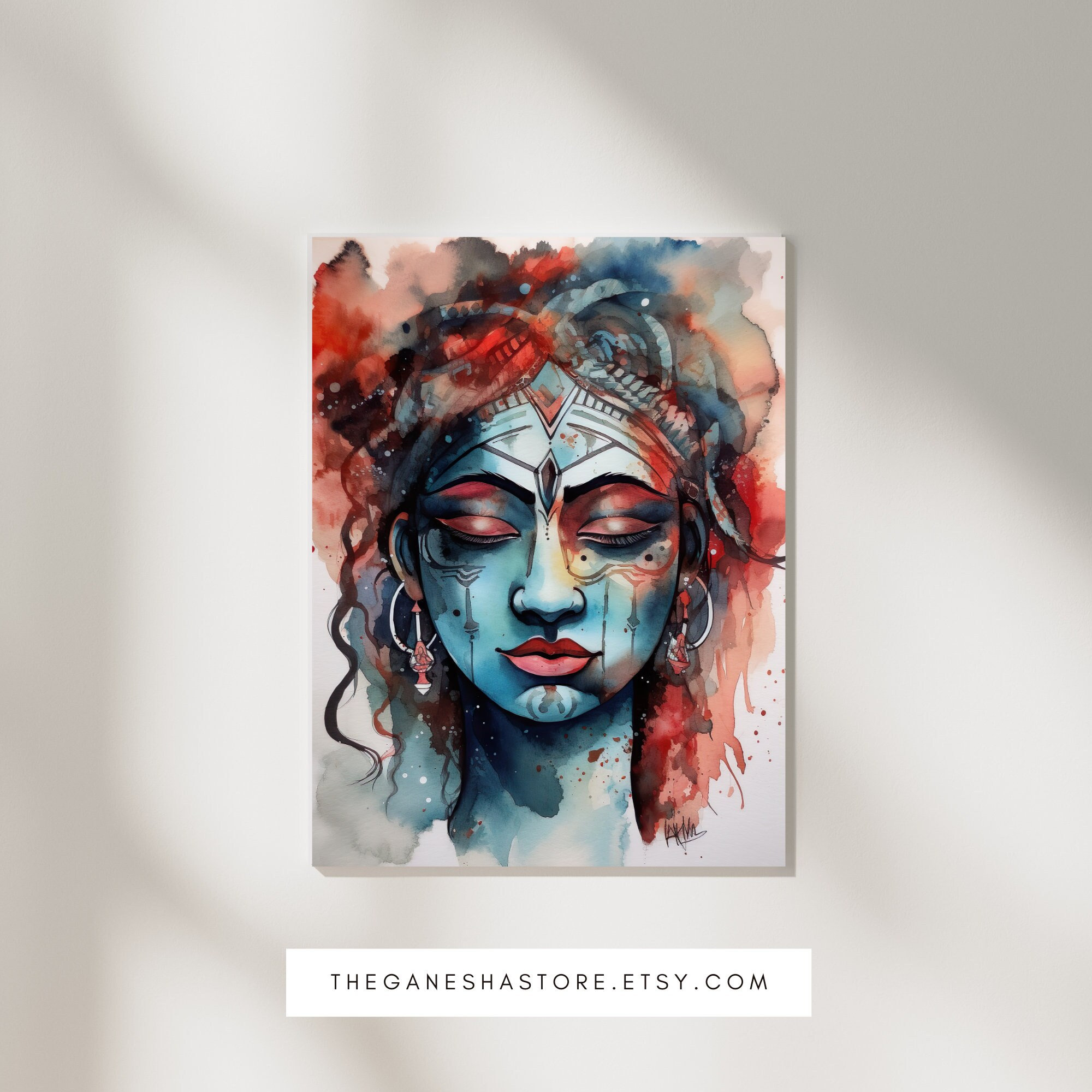 Goddess Kali Printable Art | Kali Poster | Kali Art | Divine Feminine | Witch Art | Mystic Art ...