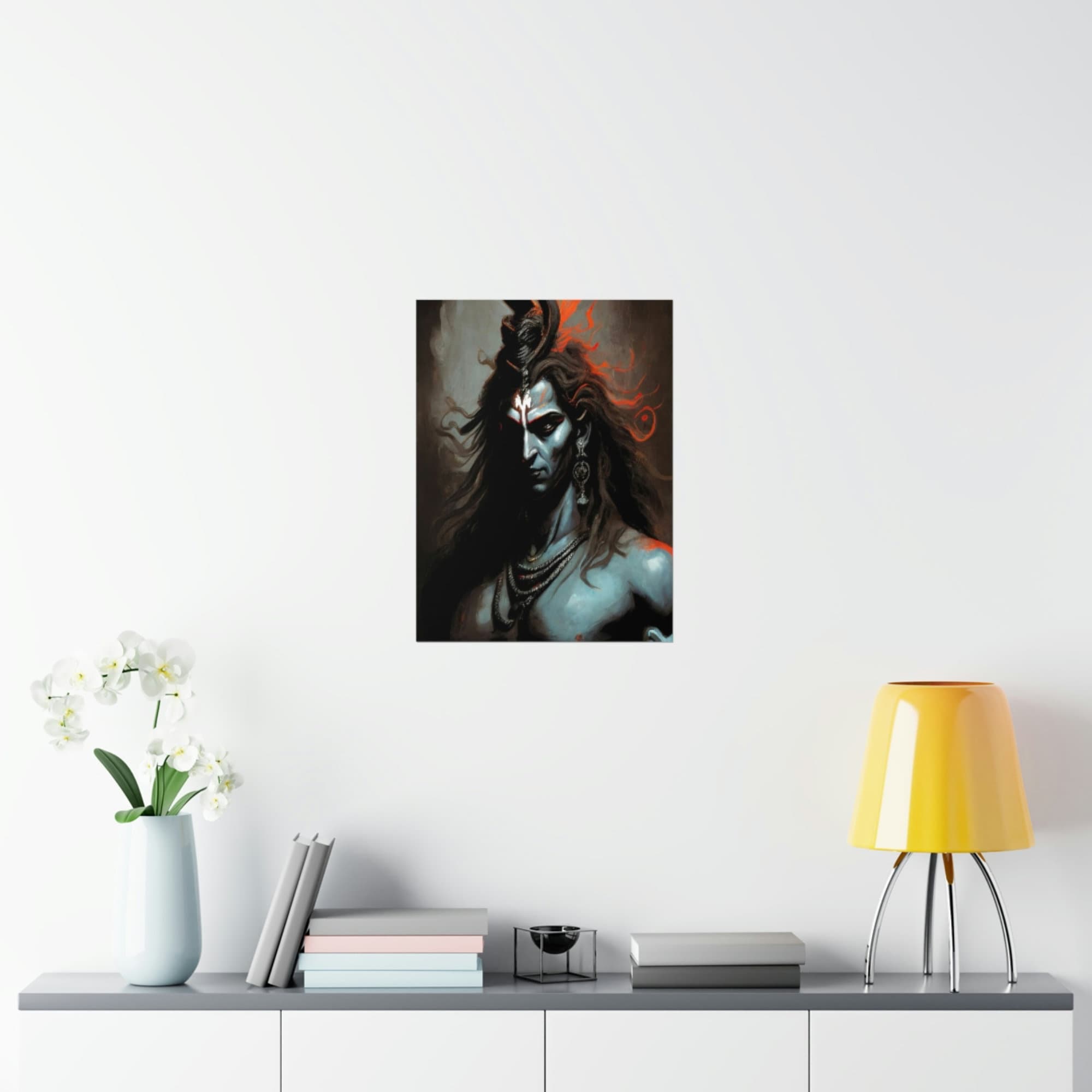 Printable Lord Shiva Poster | Shiva Art | Shiva Painting | Spiritual ...