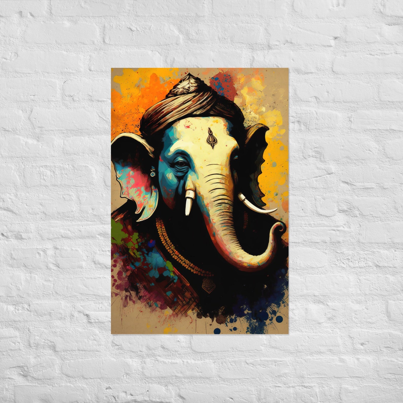 Ganesh Art | Ganesha Painting | Ganesh Poster | Meditation Poster ...