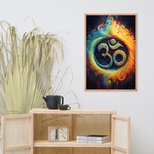 Cosmic Om Symbol for Spiritual Enlightenment - Yoga Art for Meditation ...