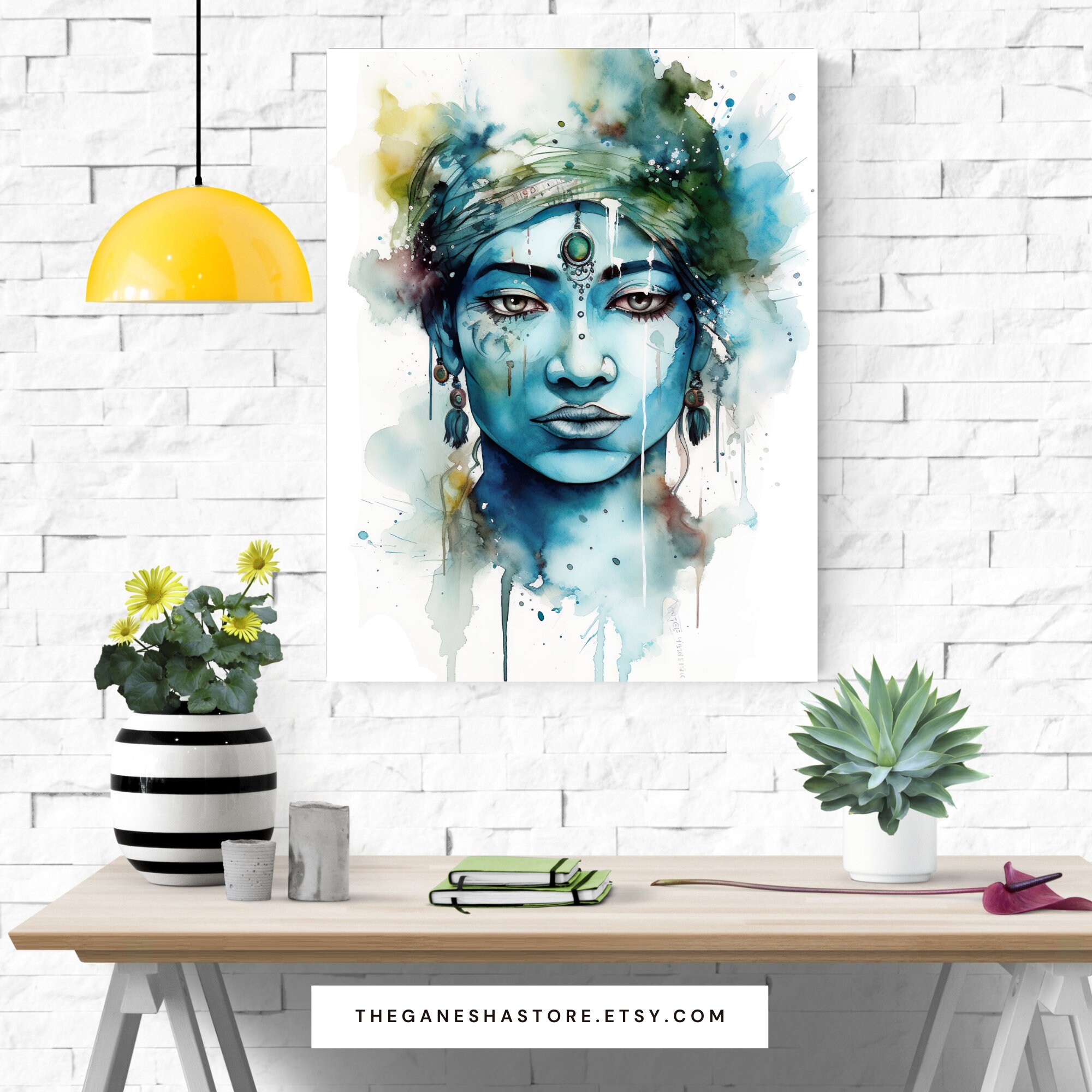 Krishna Picture Yoga Printables Krishna Print Krishna Art - Etsy