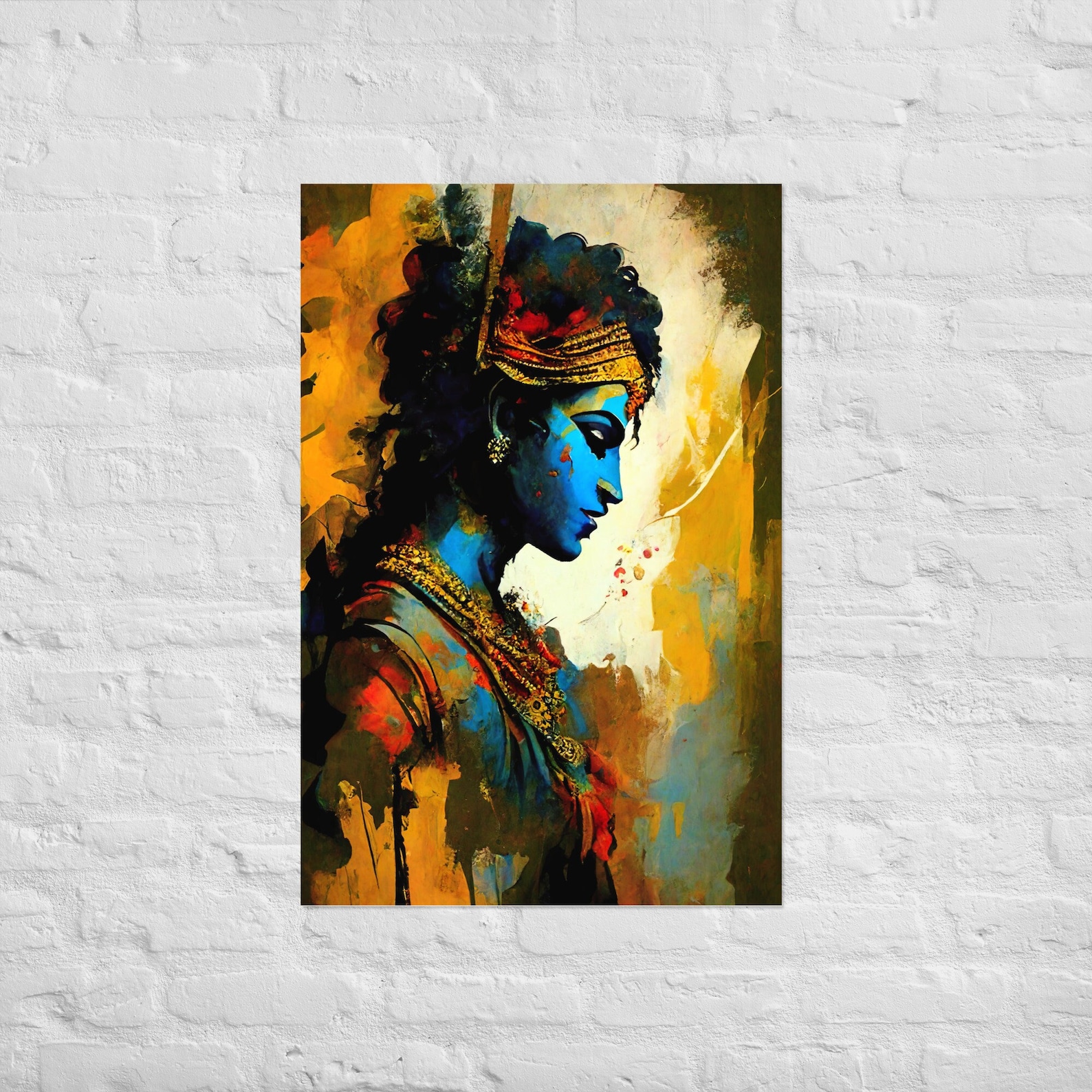 Krishna Art Print | Krishna Painting | Krishna Picture | Krishna Art ...