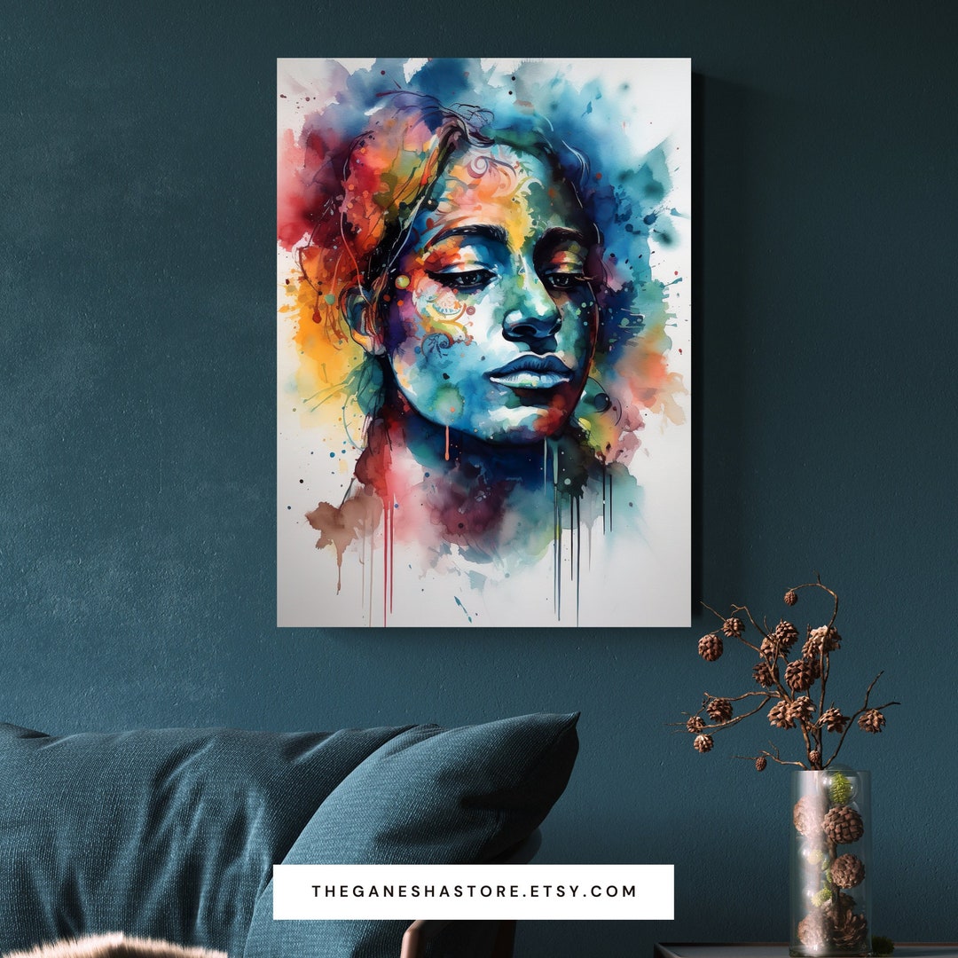 Lord Krishna Mystic Art Print | Krishna Picture | Krishna Painting ...