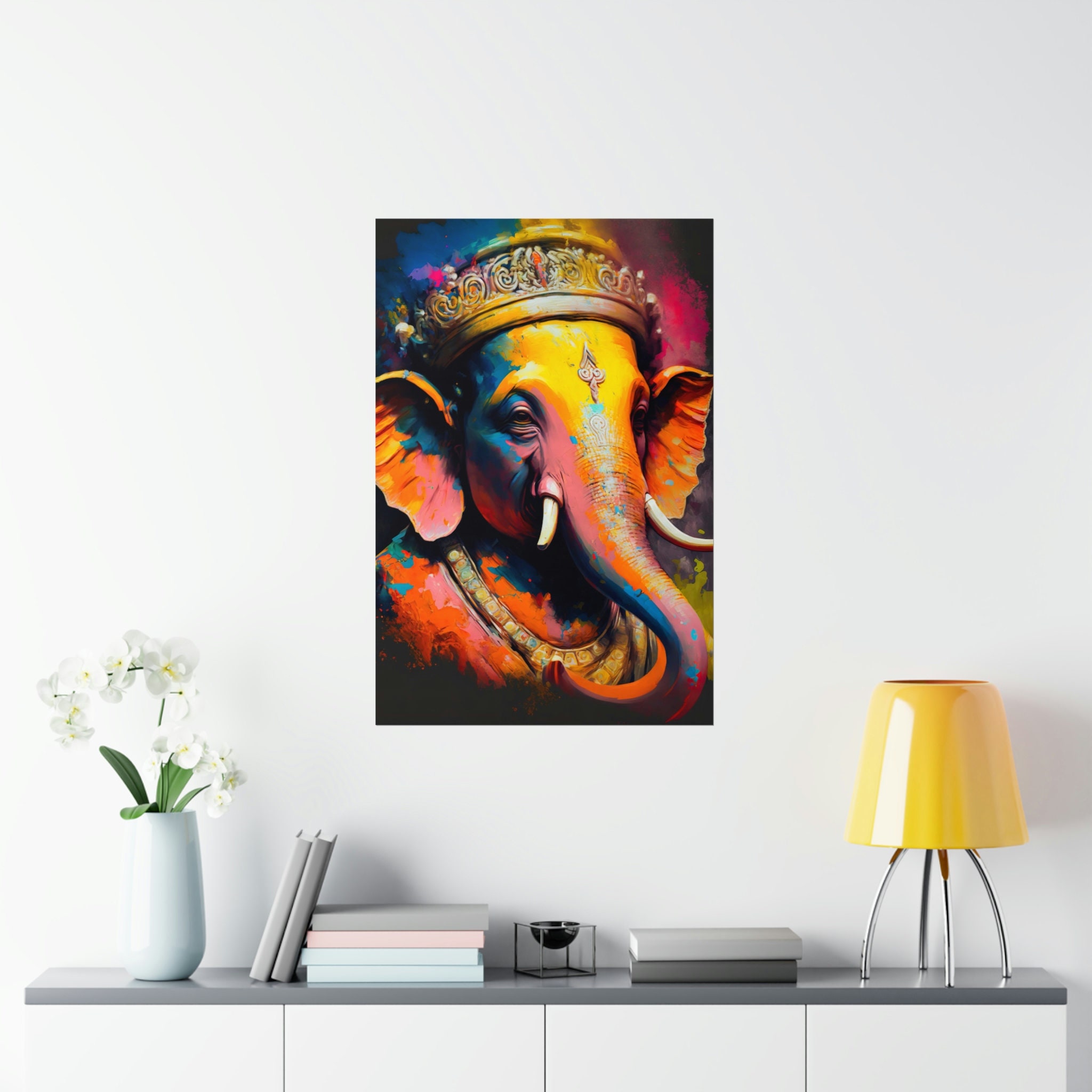 Love of Ganesh Wall Art Ganesha Poster Ganesh Picture Ganesha Art Hindu ...