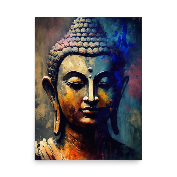 Buddha Poster - Etsy