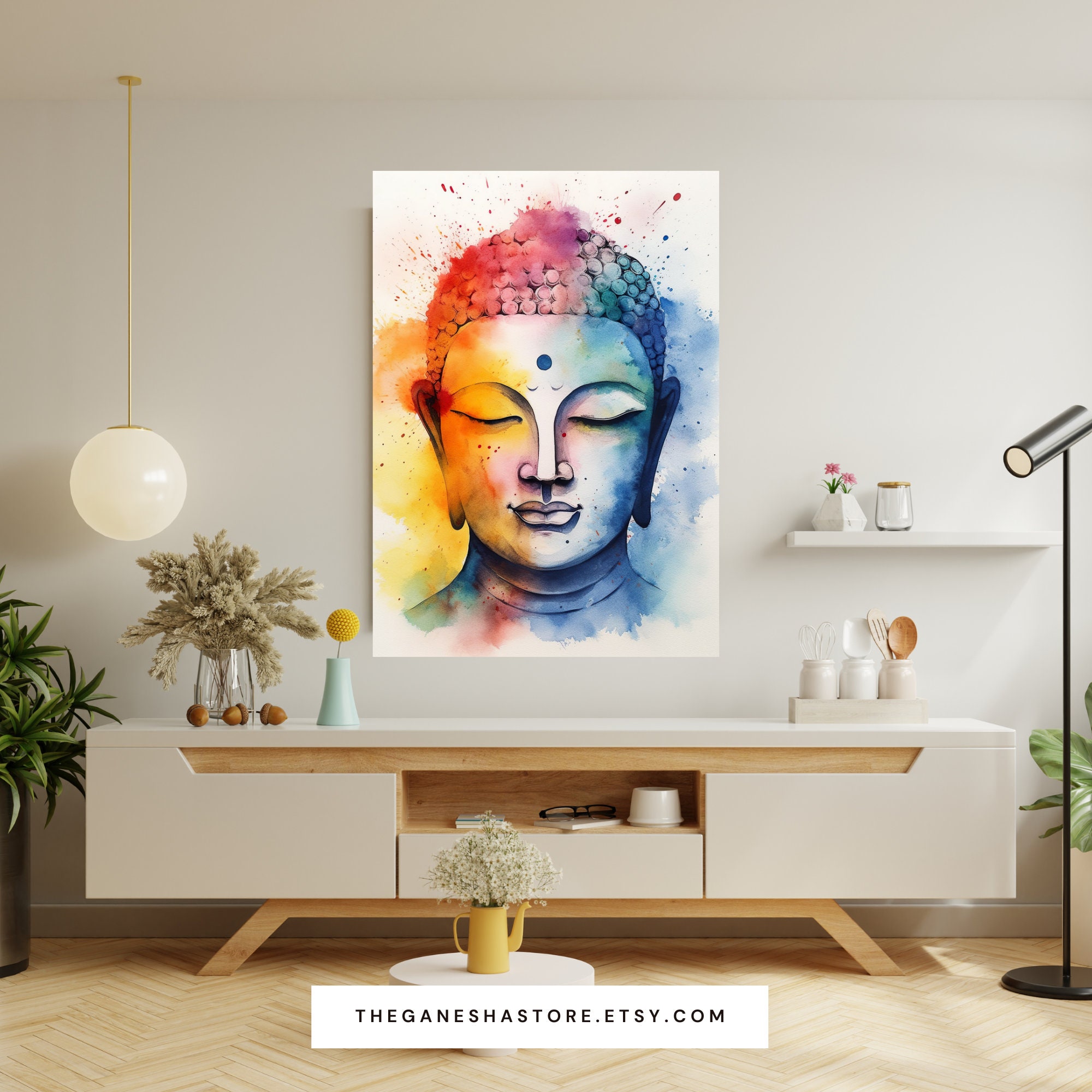 Buddha Wall Art Calming Art Buddha Art Peaceful Art Meditation Art Yoga ...