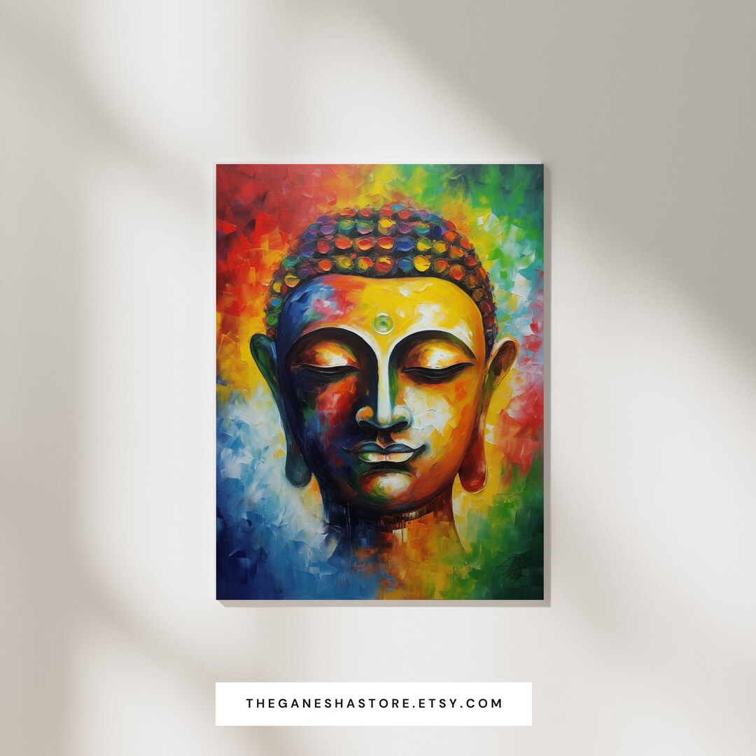 Buddha Rainbow Pride Digital Art Print | LGBT Wall Art | Buddha Art ...