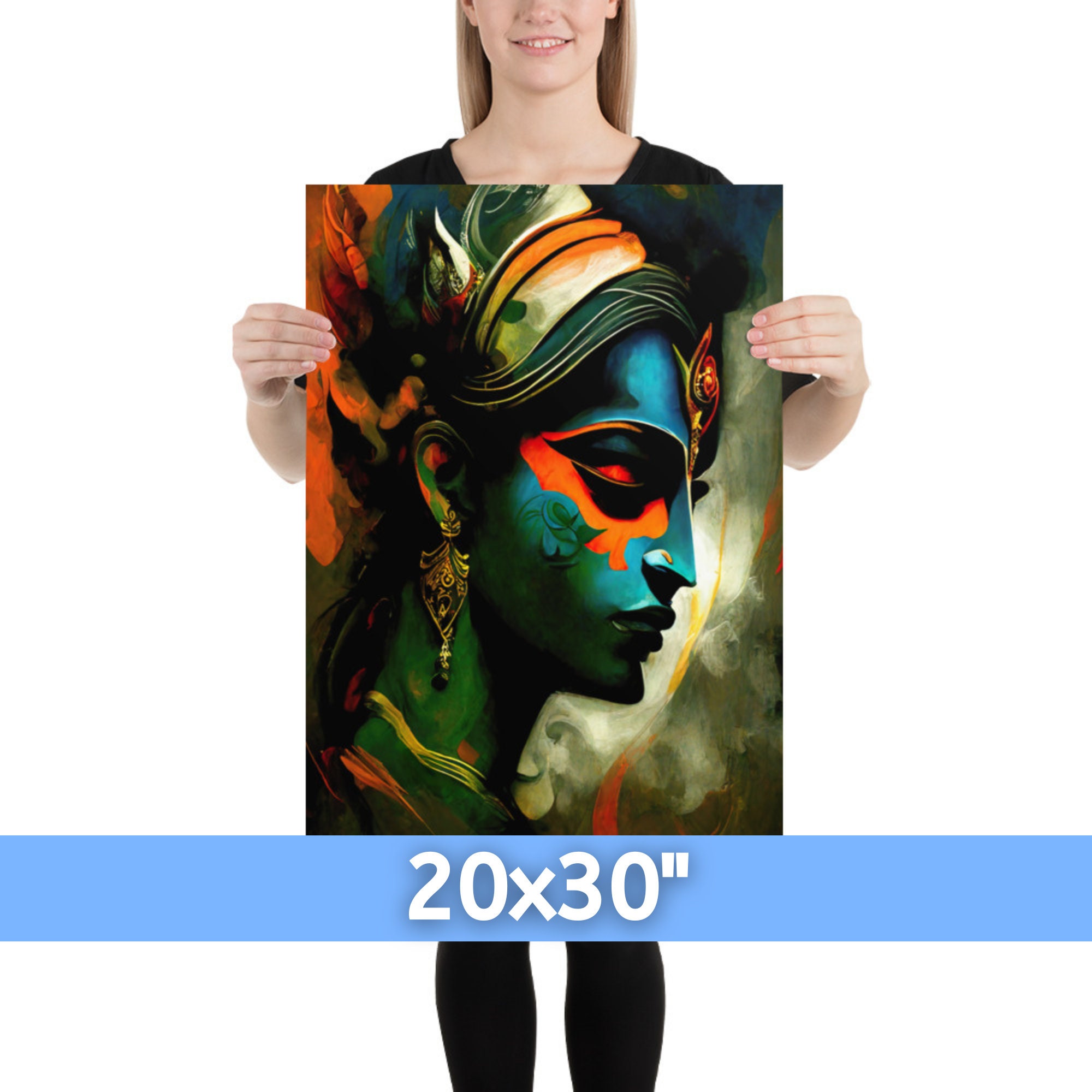 Avatar Krishna Print | Krishna Art | Krishna Painting | Krishna Picture ...