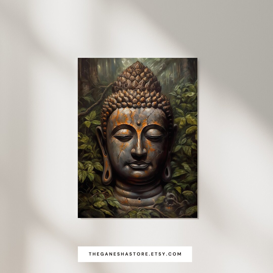 Buddha Statue Printable Art | Buddha Altar Picture | Buddha Art Print ...