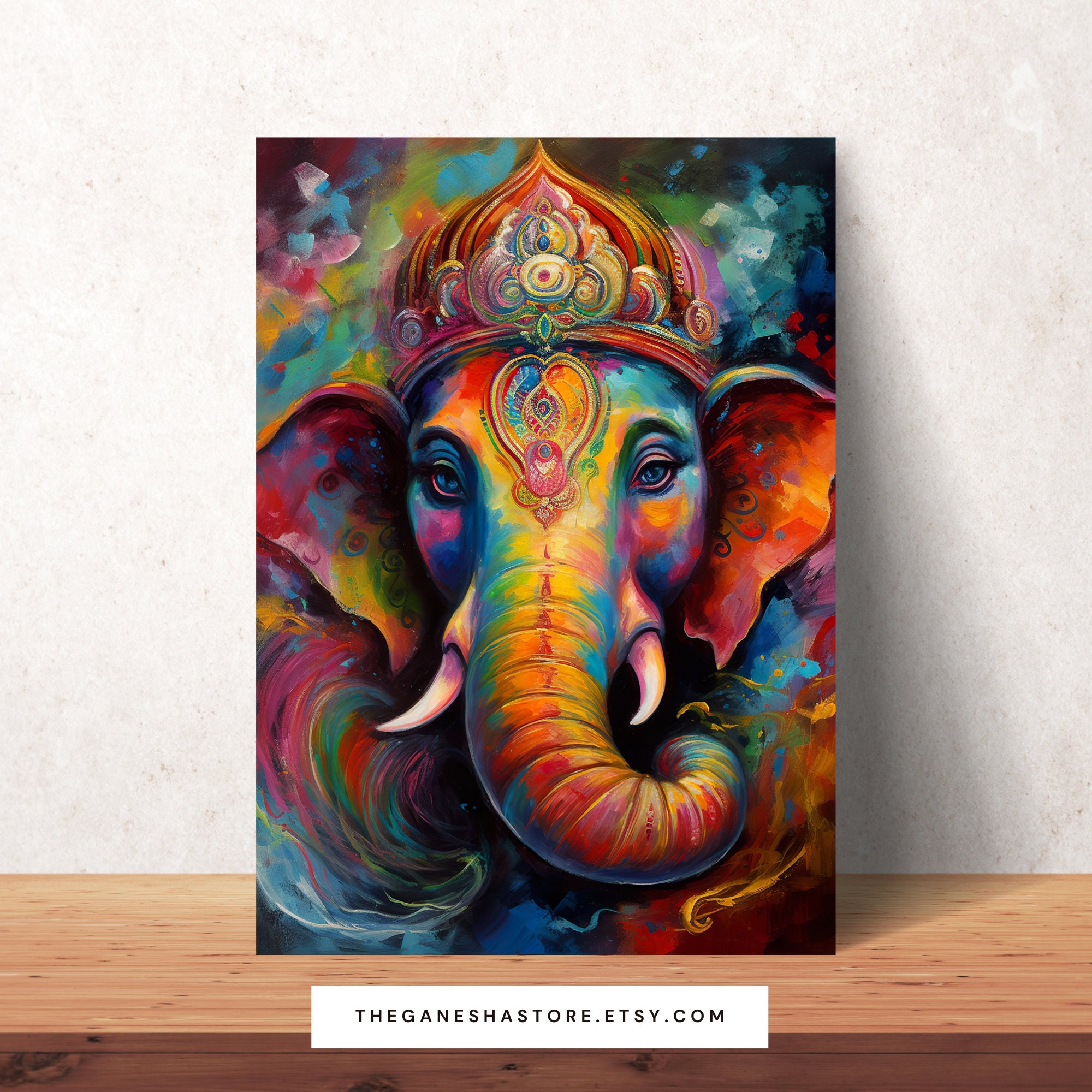 Modern Art Paintings Lord Ganesha