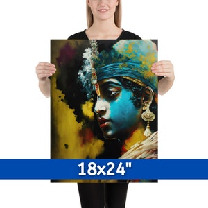 Boy Krishna Picture | Krishna Painting | Krishna Print | Hinduism ...