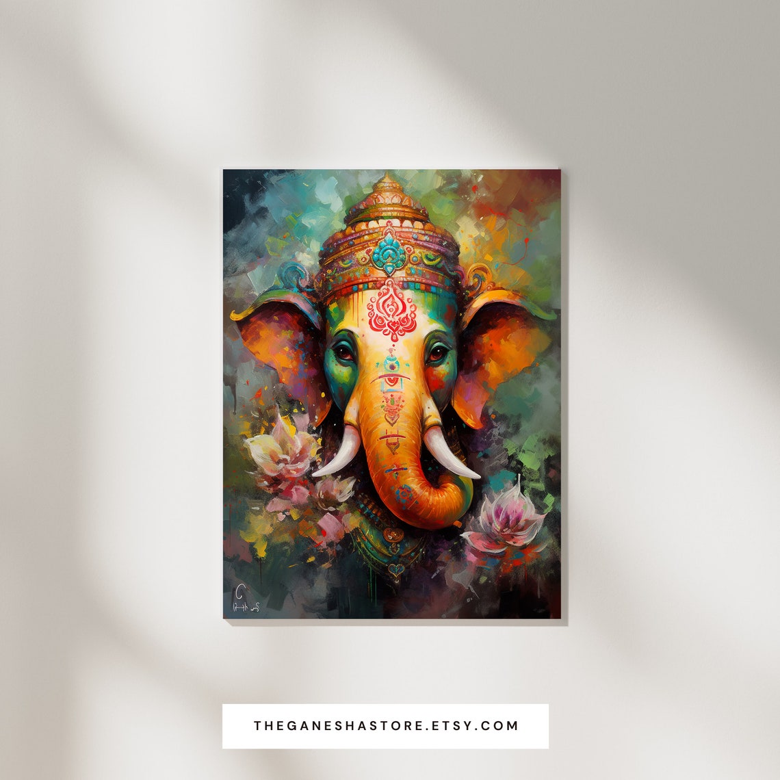 Lord Ganesha Digital Painting | Ganesha Art | Ganesh Art | Hindu Art ...