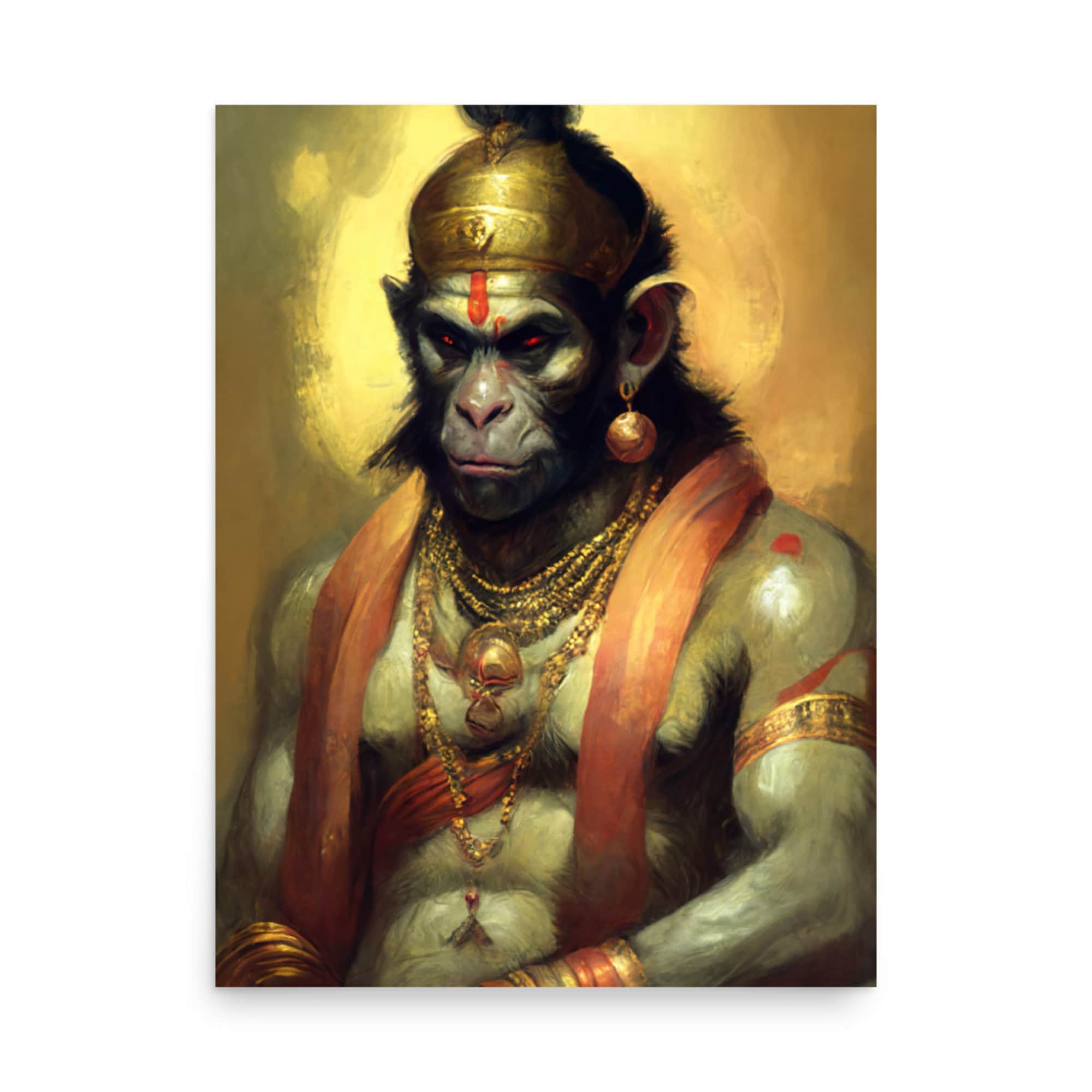 Sri Hanuman Digital Art | Hanuman Art | Warrior Art | Hanuman Art ...