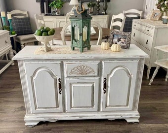 Shabby Chic Buffet - Etsy