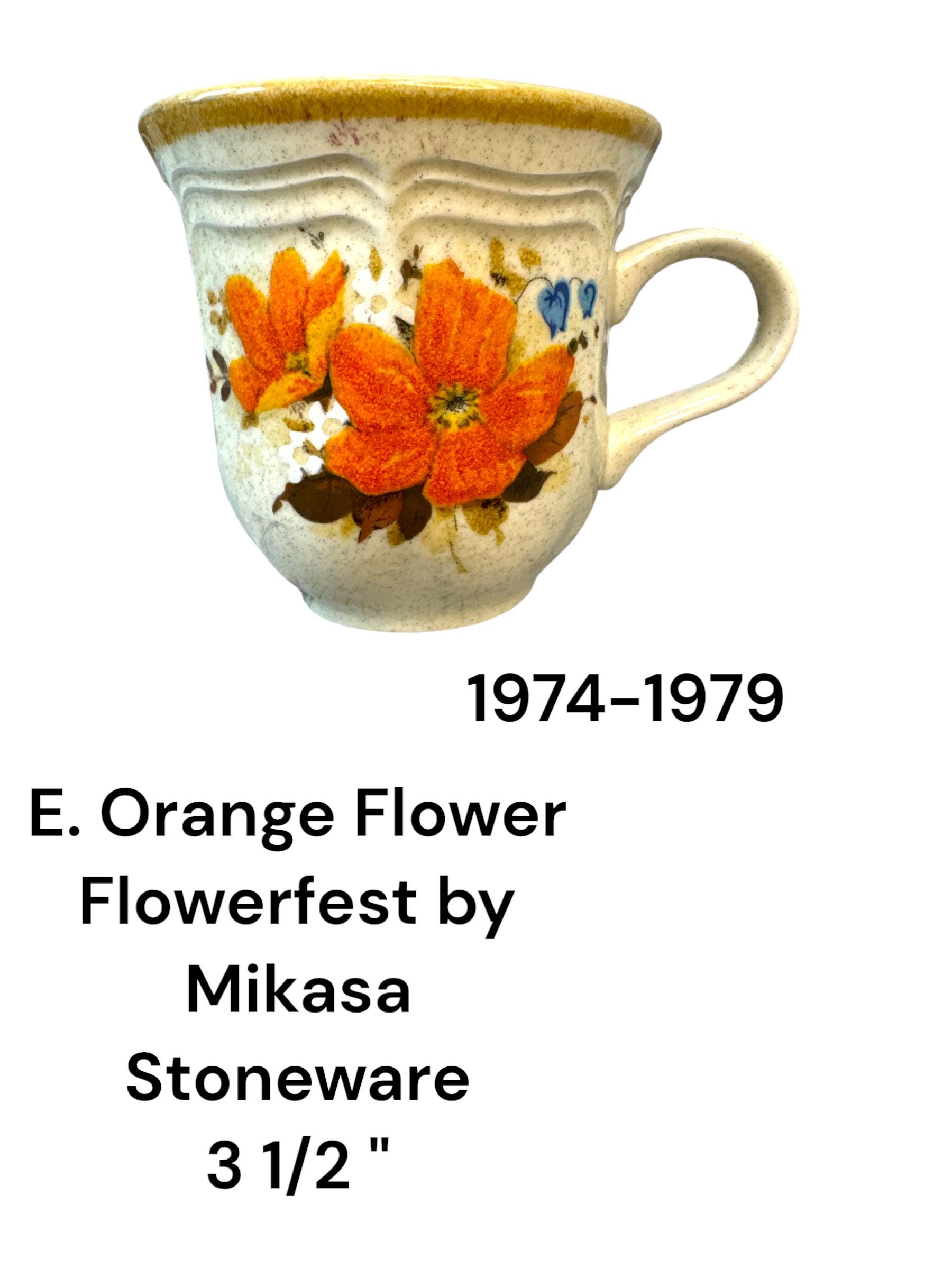 Vintage Retro Cup / Mug and Saucer Sets **mug Set 1** Stoneware ...