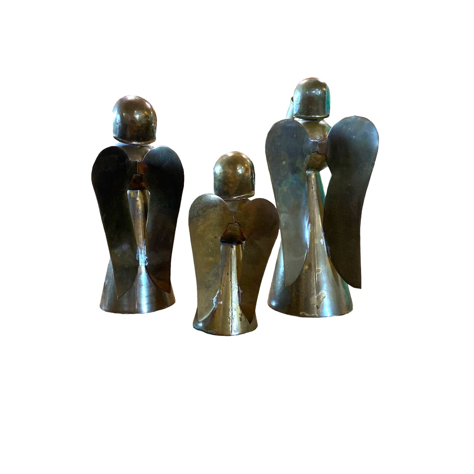 Vintage Brass Angels Set of 3 Candle Holders - Etsy