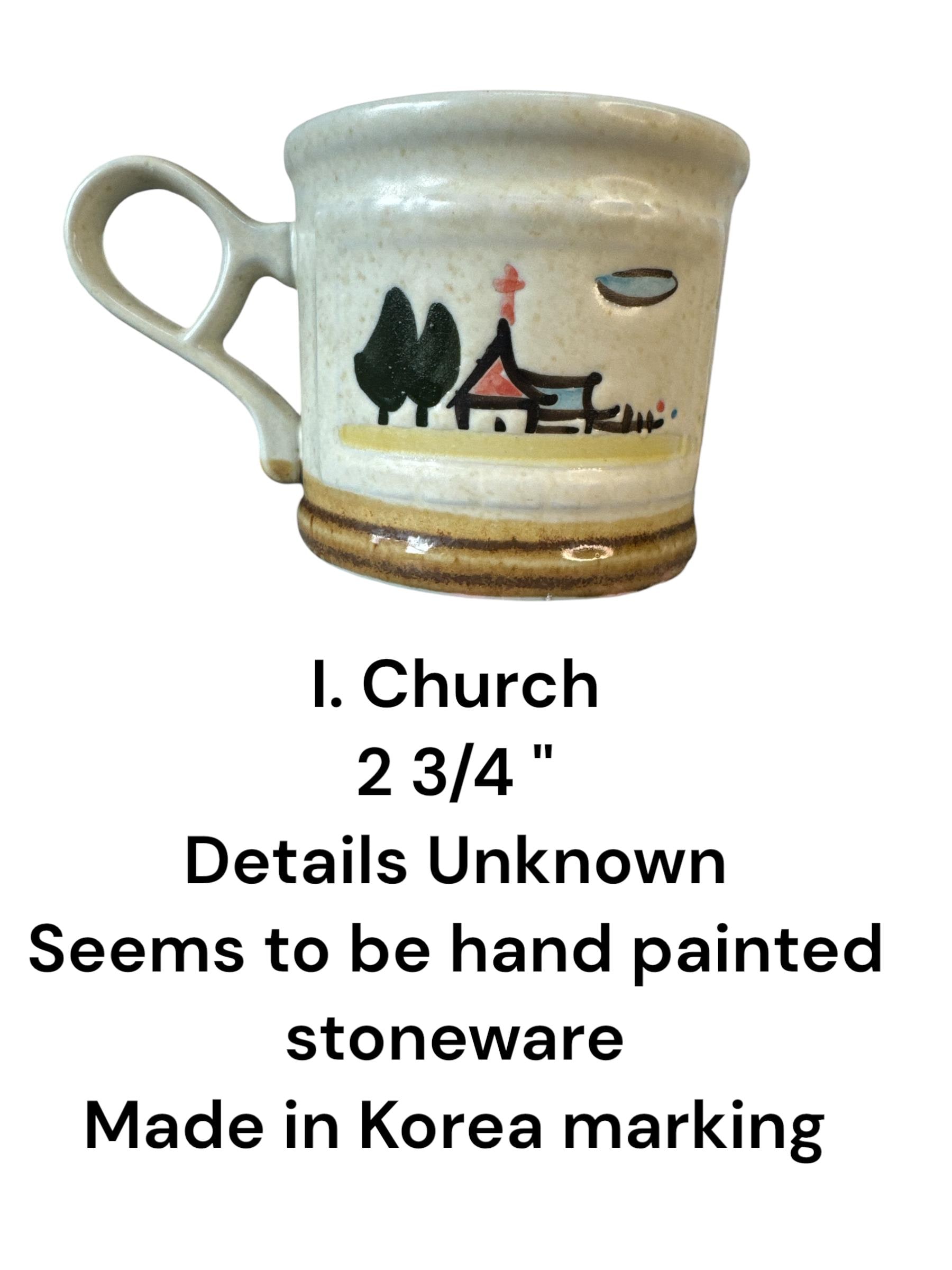 Vintage Retro Cup / Mug and Saucer Sets **mug Set 1** Stoneware ...