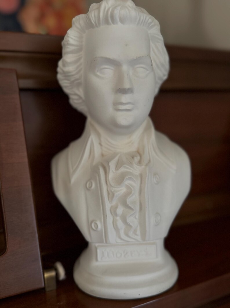 Arnels Ceramic Bust Mozart or Wagner-classic Composers for You Music ...