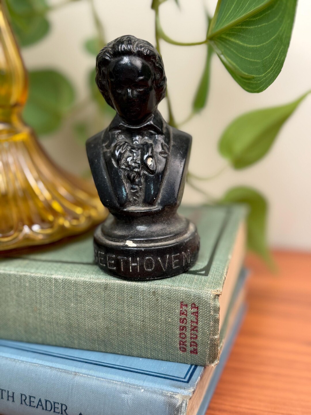 Vintage Halbe Plastic Bust of Beethoven-music Lover Statue - Etsy