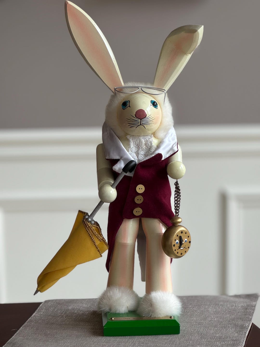 Steinbach “the White Rabbit” Nutcracker-signed by Artist-in Box-retired ...