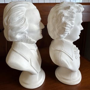 Arnels Ceramic Bust Mozart or Wagner-classic Composers for You Music ...