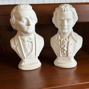 Arnels Ceramic Bust Mozart or Wagner-classic Composers for You Music ...
