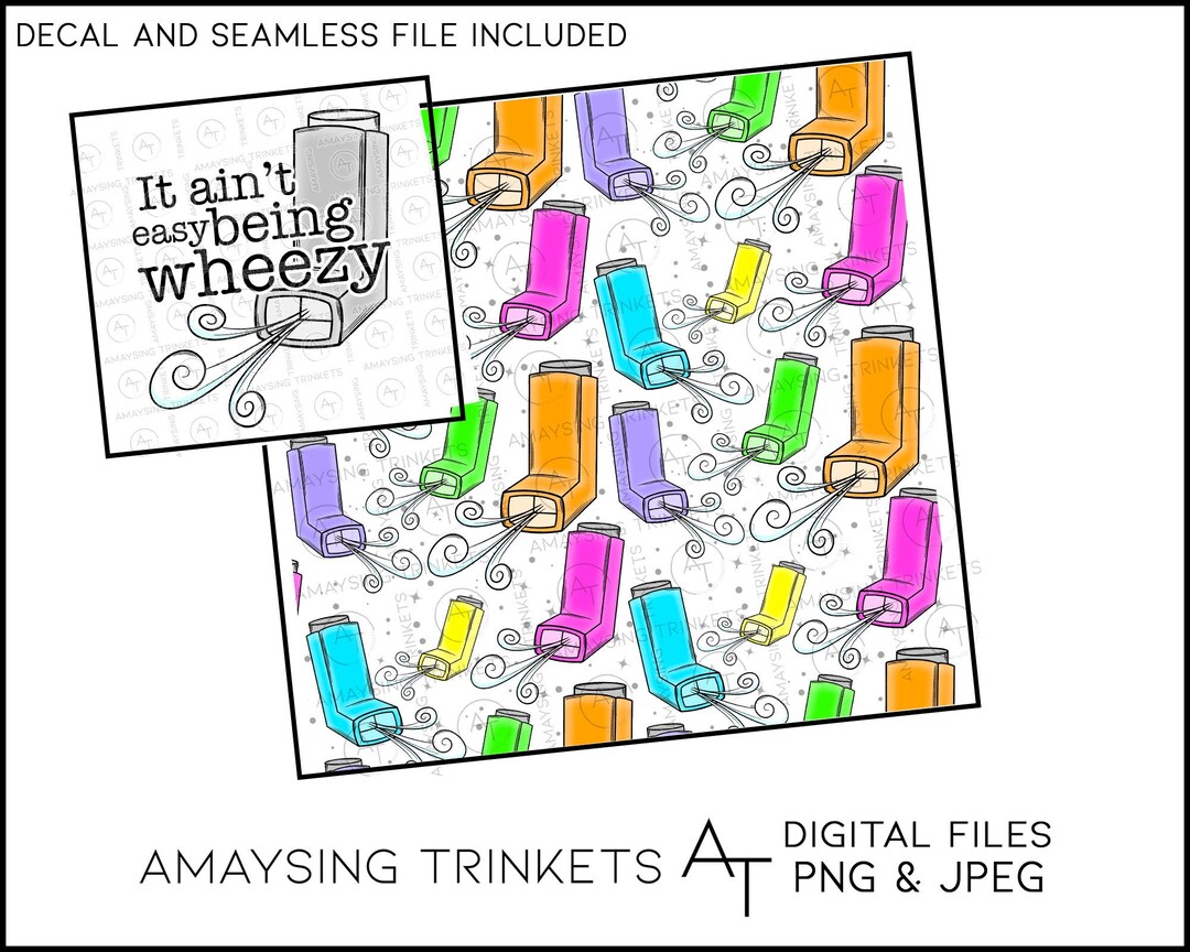 Asthma Seamless Pattern - Etsy