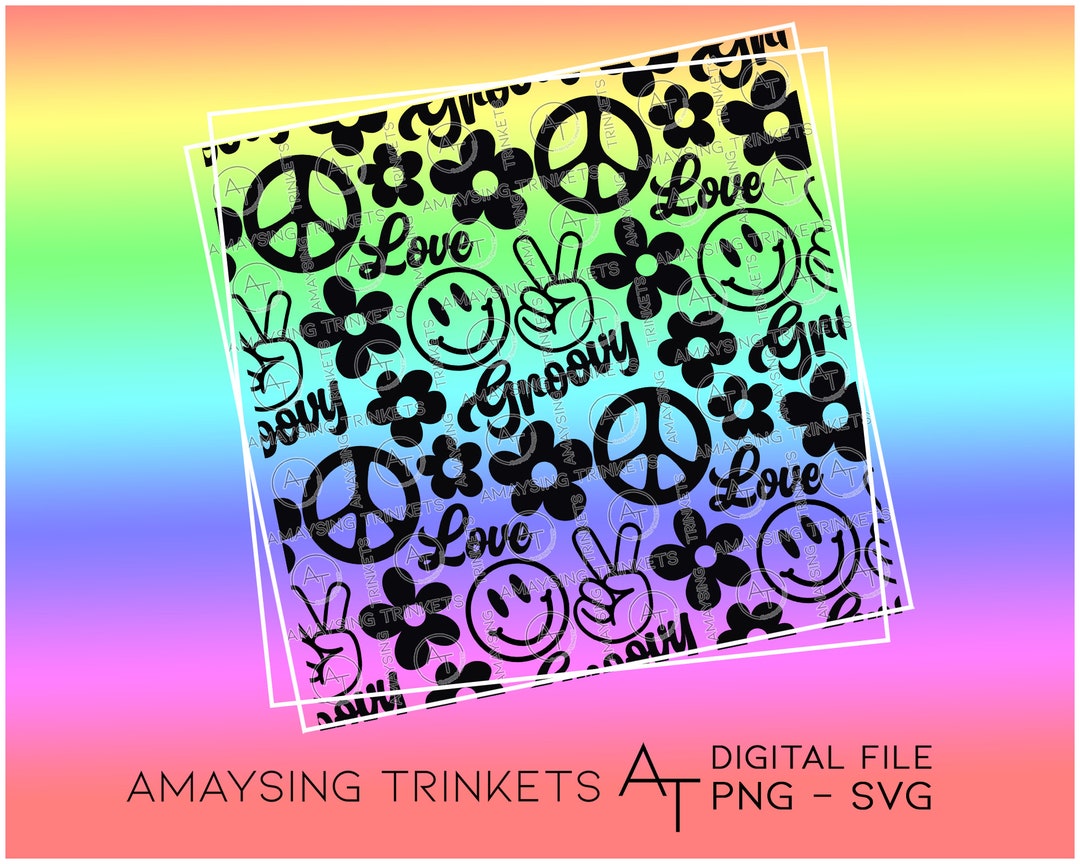 Groovy Seamless Wrap - Etsy