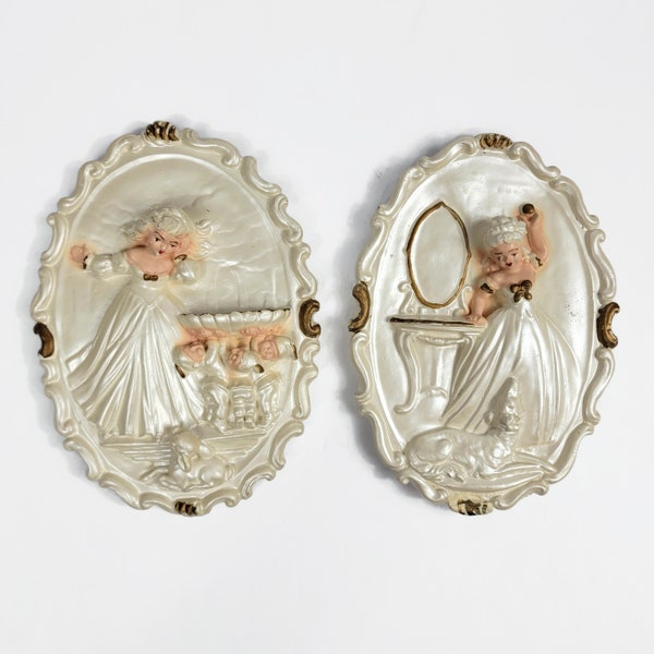 Chalkware Plaques - Etsy