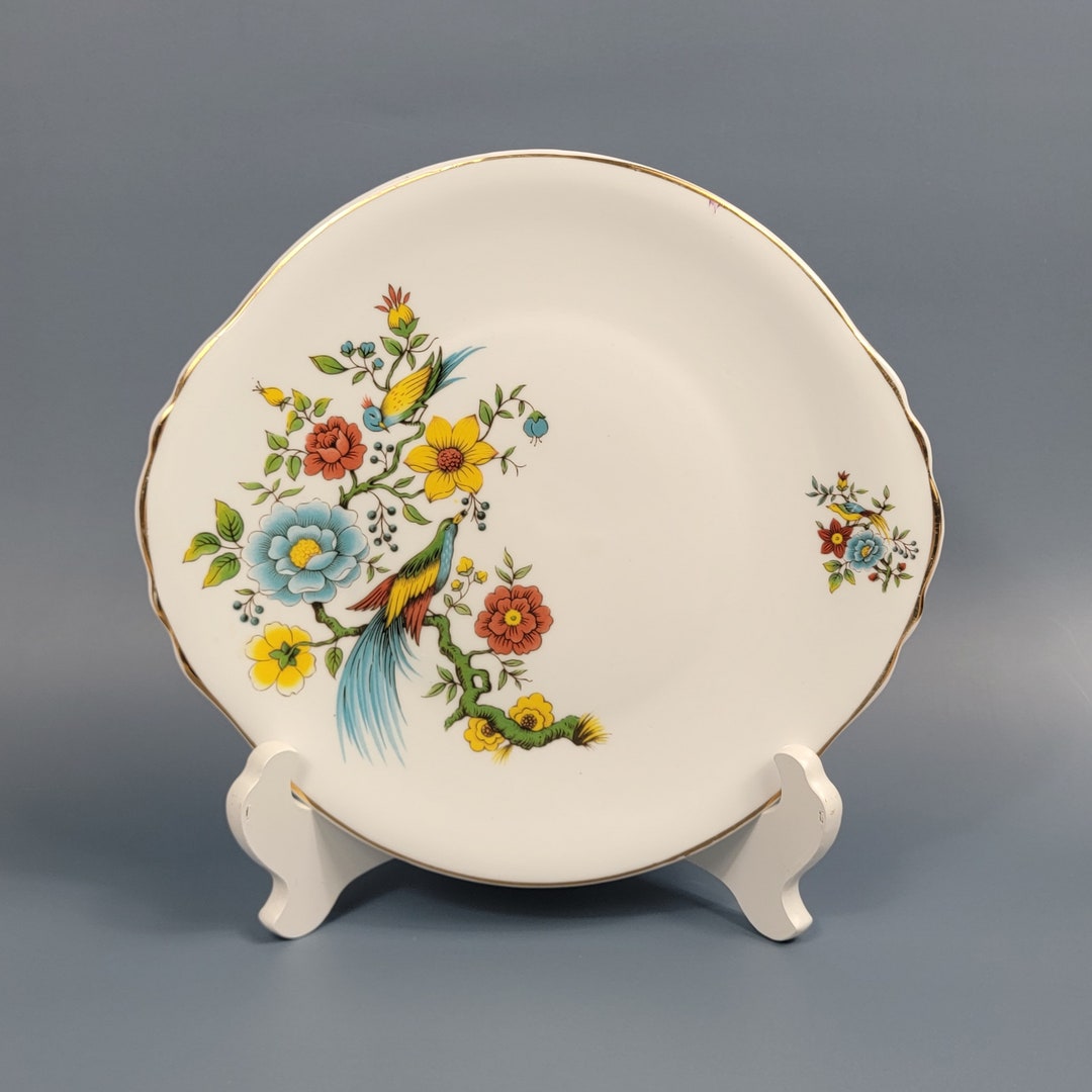 Vintage Arklow Bone China Small Cake Plate 1980s Ireland 10x9.25 Oval ...