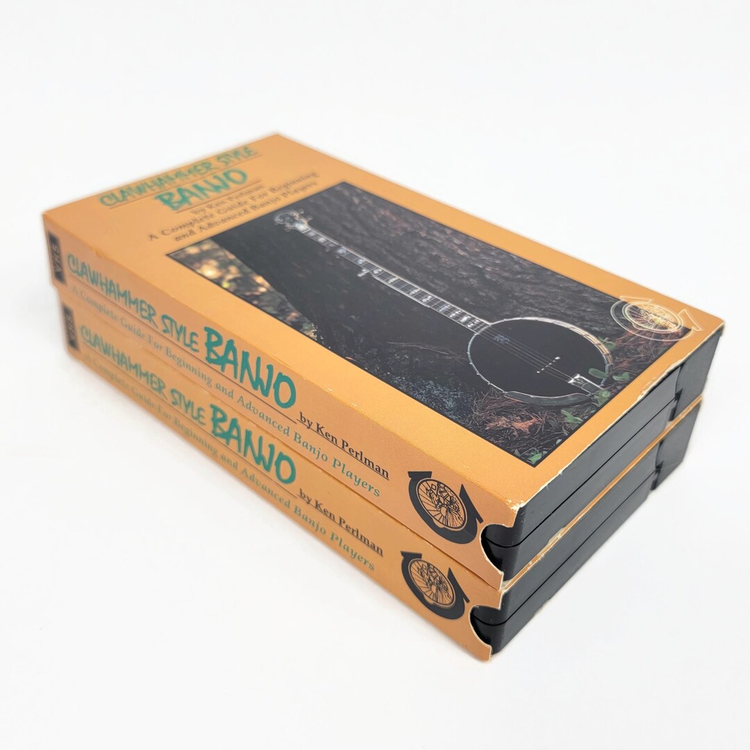 VHS Clawhammer Style Banjo by Ken Perlman Beginner & Advance Vol 1 and ...