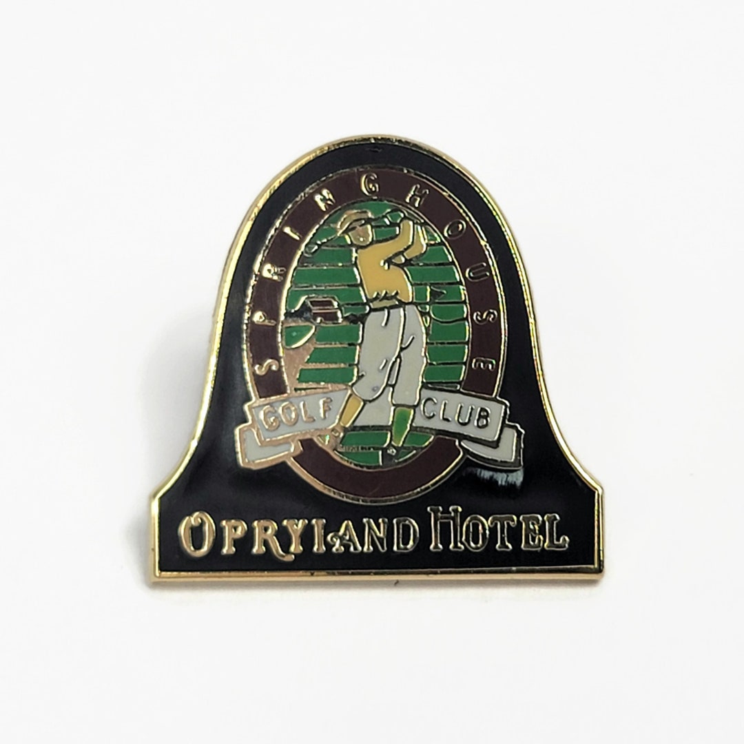 Springhouse Golf Club Opryland Hotel Lapel Pin Hat Pin Enameled Metal ...