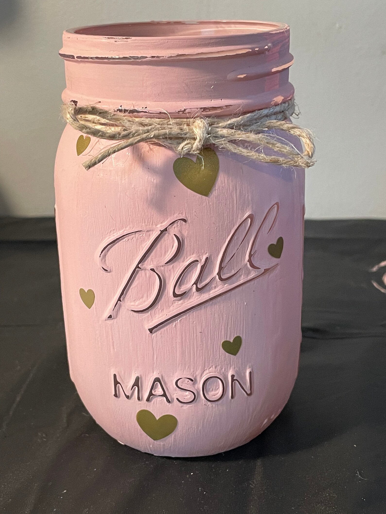 Heart Mason Jars, Valentine’s Day Decor, Valentine Decoration, - Etsy