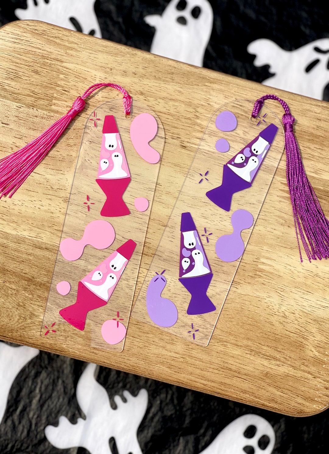 Acrylic Bookmark | Plastic Bookmark | Ghost Bookmark | Book Lover Gifts ...