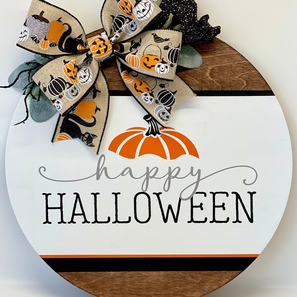 Happy Halloween Sign - Etsy