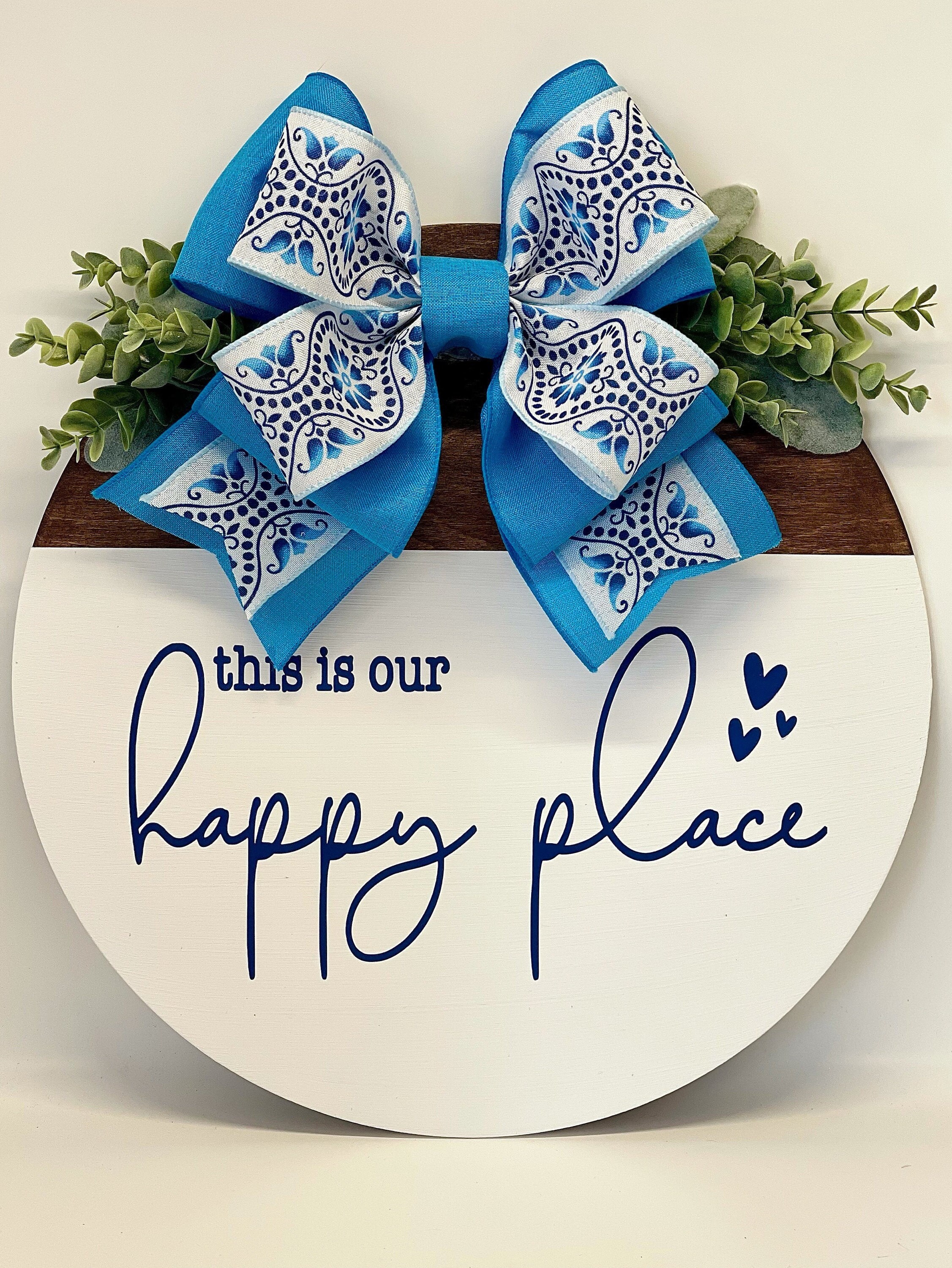 16 Happy Place Door Hanger This is Our Happy Place This is Our Happy ...