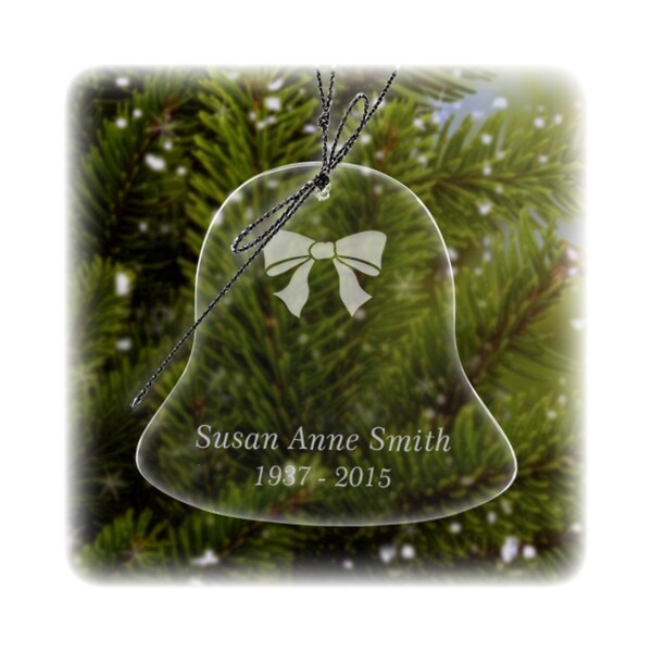 Engraved Crystal Bell - Etsy