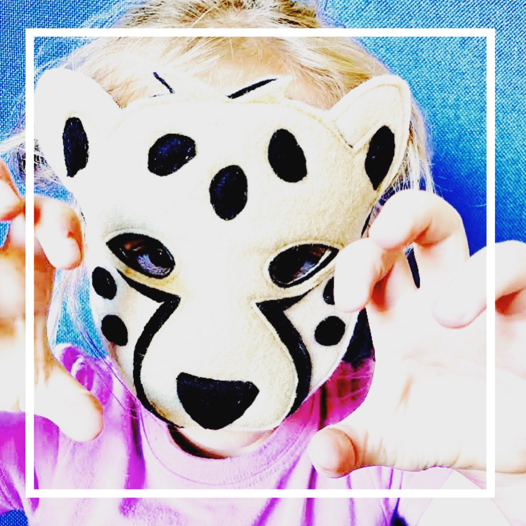 Gepard Filz Maske Gepard Kostüm Kinder Geschenk Pretend | Etsy