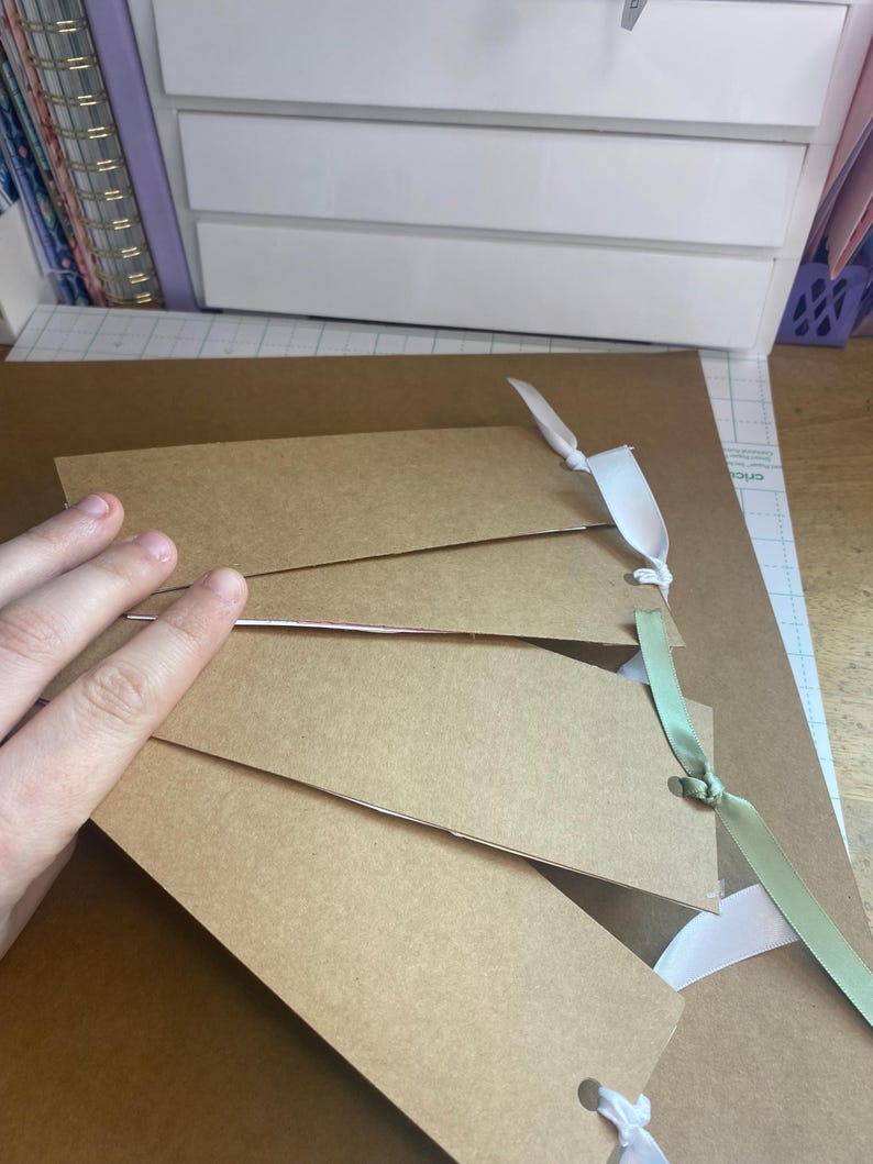 Handmade Collage Bookmarks: Paper Scrap Stationery - Etsy