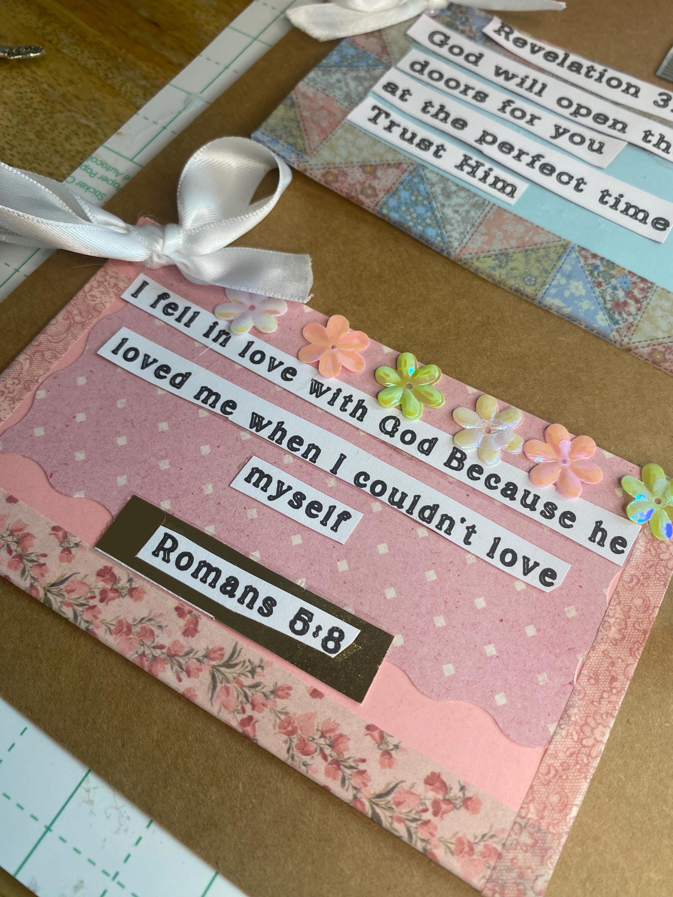 Handmade Bible Verse Cards: Christian Scripture, Catholic Prayer - Etsy