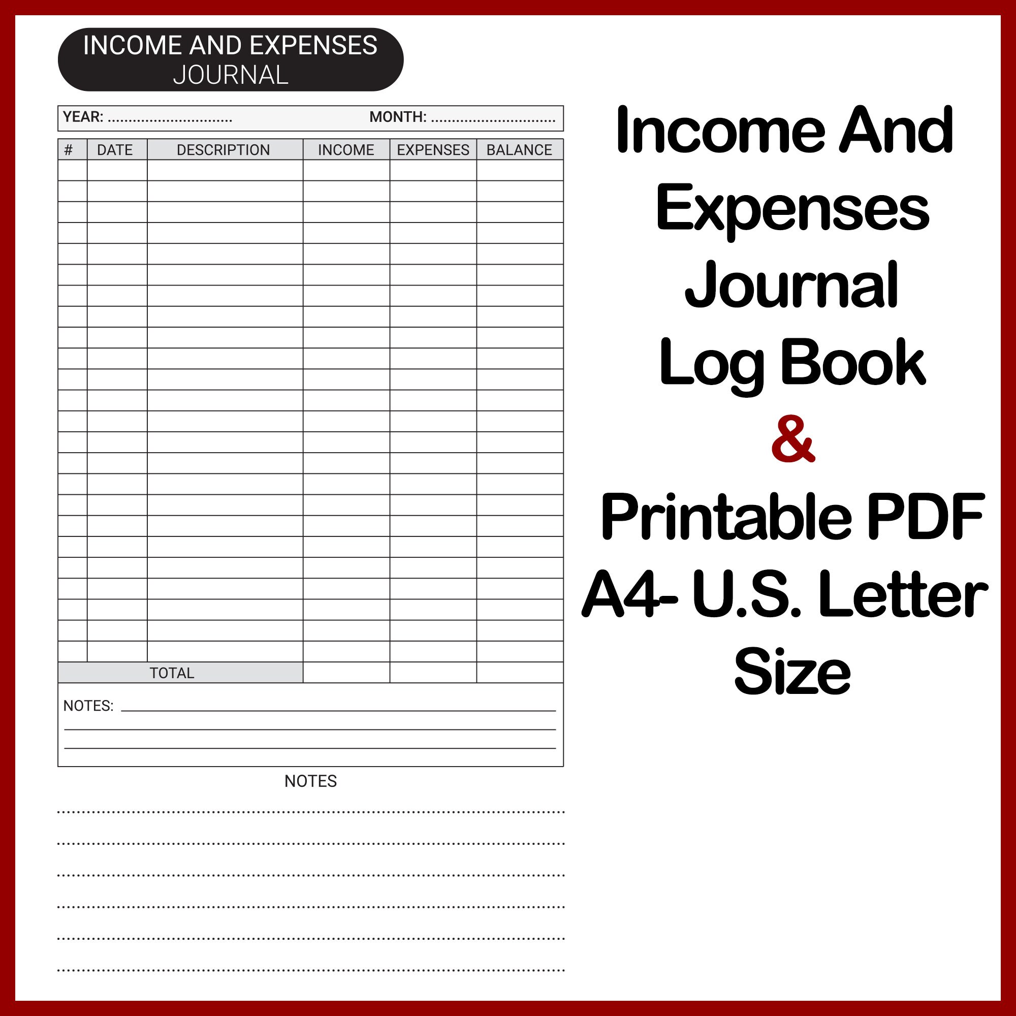 Editable Inventory Log, Editable Order Tracker Journal, Editable Account Management Log Book ...